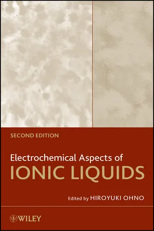 [PDF] Electrochemical Aspects of Ionic Liquids by Hiroyuki Ohno, 2nd edition | 9780470647813 ...