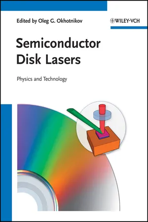 [PDF] Semiconductor Disk Lasers by Oleg G. Okhotnikov | 9783527409334, 9783527630400