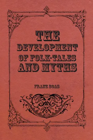 [PDF] The Development of Folk-Tales and Myths by Franz Boas ...
