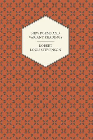 [PDF] New Poems and Variant Readings by Robert Louis Stevenson ...