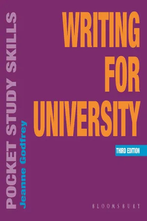 [PDF] Writing for University by Jeanne Godfrey, 3rd edition ...