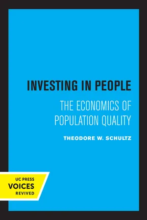[PDF] Investing in People by Theodore W. Schultz | 9780520318533, 9780520318540