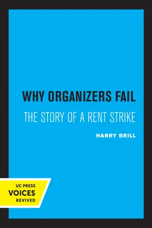 [PDF] Why Organizers Fail by Harry Brill | 9780520328600, 9780520328624
