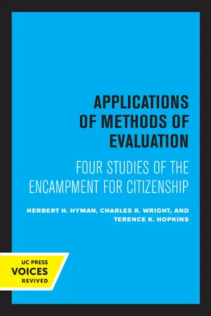 [PDF] Applications of Methods of Evaluation by Herbert H. Hyman ...