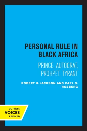 [PDF] Personal Rule in Black Africa by Robert H. Jackson ...