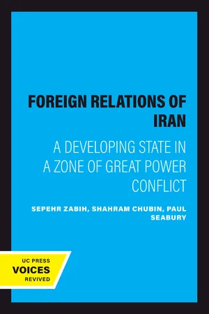 [PDF] The Foreign Relations of Iran by Sepehr Zabih | 9780520311176