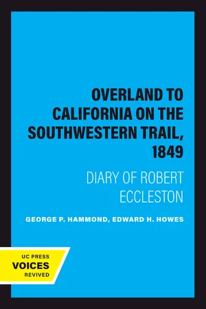 [PDF] Overland to California on the Southwestern Trail, 1849 by George ...