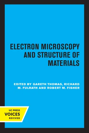[PDF] Electron Microscopy and Structure of Materials by Gareth Thomas ...