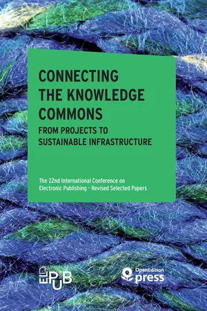 [PDF] Connecting the Knowledge Commons — From Projects to Sustainable Infrastructure by Leslie ...