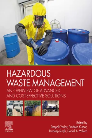 [PDF] Hazardous Waste Management by Deepak Kumar Yadav | 9780128243442, 9780323859288