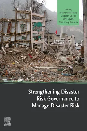 [PDF] Strengthening Disaster Risk Governance to Manage Disaster Risk by ...