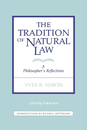 [PDF] The Tradition of Natural Law by Vukan Kuic | 9780823206414 ...
