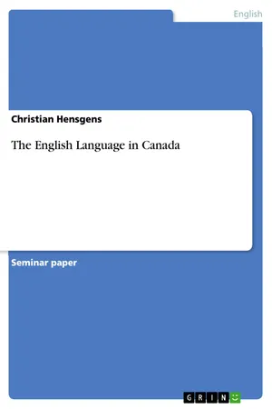 [PDF] The English Language in Canada by Christian Hensgens | 9783638248730