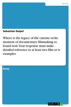 [PDF] Where is the legacy of the cinema verite moment of documentary ...