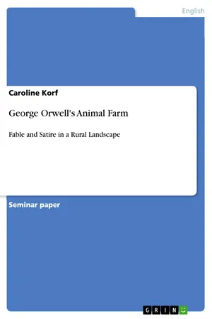 [PDF] George Orwell's Animal Farm by Caroline Korf | 9783638065658