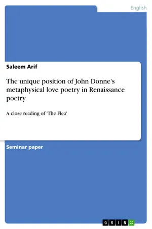 [PDF] The unique position of John Donne's metaphysical love poetry in ...