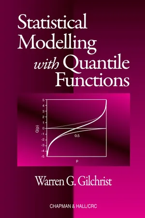 [PDF] Statistical Modelling with Quantile Functions by Warren Gilchrist | 9781040200117