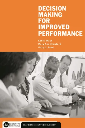 [PDF] Decision Making for Improved Performance by Ken E. Mack | 9781567933710
