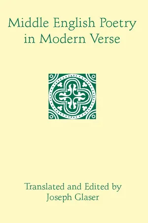 [PDF] Middle English Poetry in Modern Verse by Joseph Glaser ...