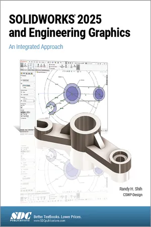 [PDF] SOLIDWORKS 2025 and Engineering Graphics by Randy H. Shih | 9781630577056
