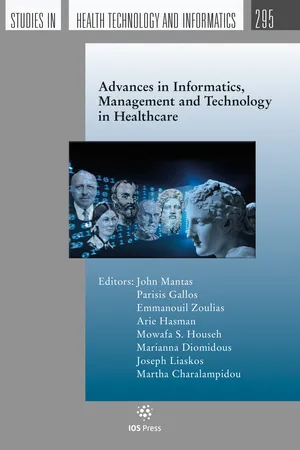 [PDF] Advances in Informatics, Management and Technology in Healthcare by J. Mantas ...