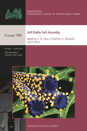 [PDF] Soft Matter Self-Assembly by C.N. Likos | 9781614996613, 9781614996620