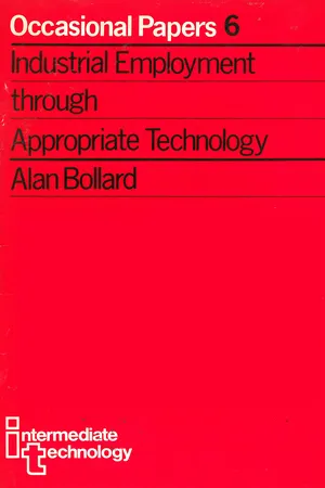 [PDF] Industrial Employment through Appropriate Technology by Alan ...