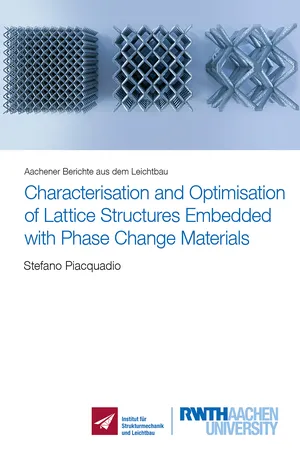 [PDF] Characterisation and Optimisation of Lattice Structures Embedded with Phase Change ...