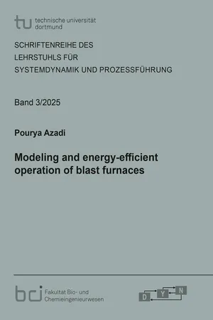 [PDF] Modeling and energy-efficient operation of blast furnaces by Pourya Azadi | 9783844098860