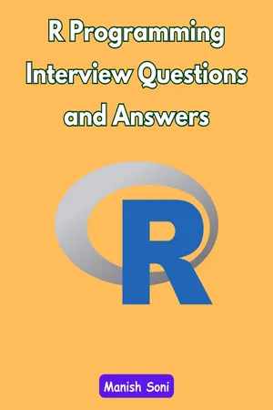 [PDF] R Programming Interview Questions and Answers by Manish Soni | 9789369729395