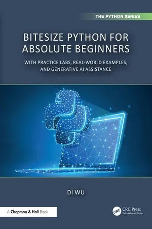 [PDF] BiteSize Python for Absolute Beginners by Di Wu | 9781040387726