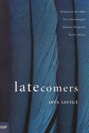 [PDF] Latecomers by Jaya Savige | 9780702241314