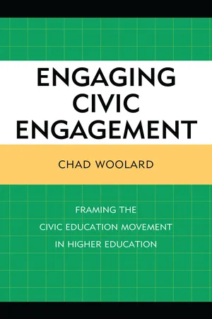 [PDF] Engaging Civic Engagement by Chad Woolard | 9798216322092