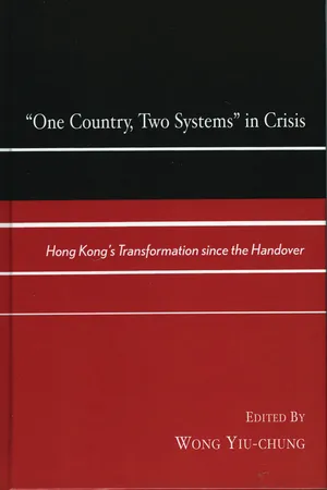 [PDF] One Country, Two Systems in Crisis by Wong Yiu-chung | 9780739130360