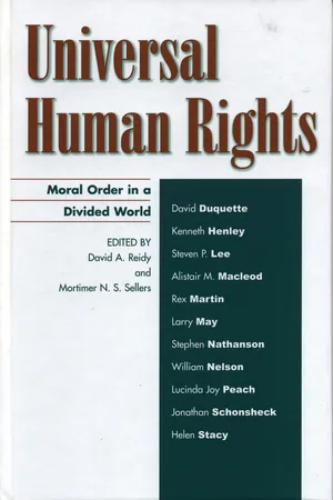 [PDF] Universal Human Rights by David A. Reidy | 9781461646587
