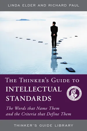 [PDF] The Thinker's Guide to Intellectual Standards by Linda Elder ...