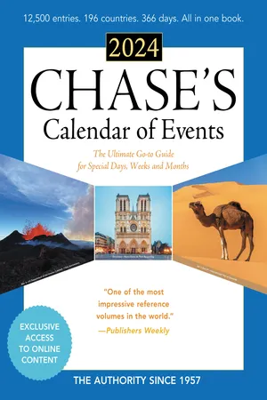 [PDF] Chase's Calendar of Events 2024 by Editors of Chase's | 9781636714080