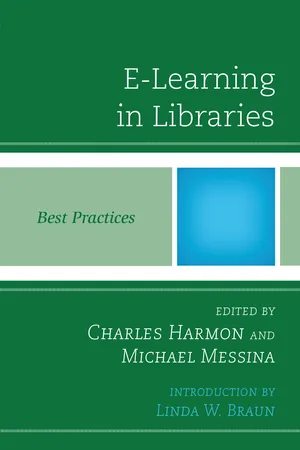 [PDF] E-Learning in Libraries by Charles Harmon | 9780810887510