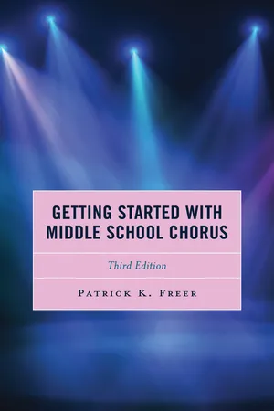 [PDF] Getting Started with Middle School Chorus by Patrick K. Freer ...