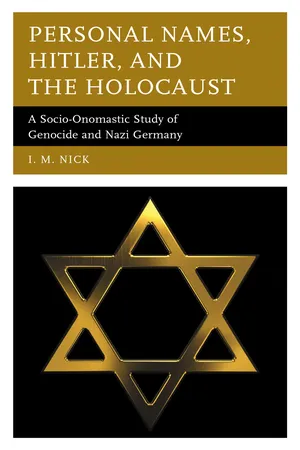 [PDF] Personal Names, Hitler, and the Holocaust by I. M. Nick ...