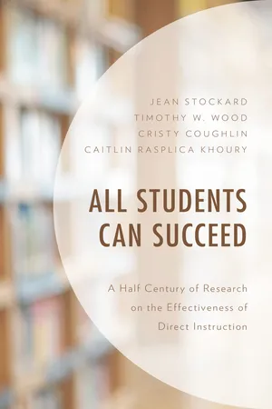 [PDF] All Students Can Succeed by Jean Stockard | 9781978754379