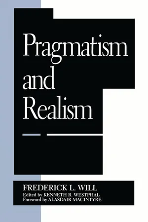 [PDF] Pragmatism and Realism by Frederick L. Will | 9781461641162