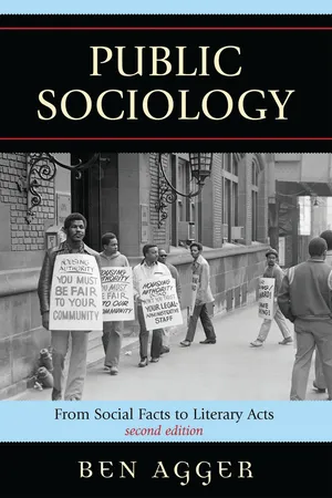 [PDF] Public Sociology by Ben Agger, 2nd edition | 9781461641520
