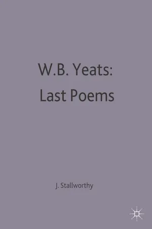 [PDF] W.B.Yeats: Last Poems by Jon Stallworthy | 9781350388482