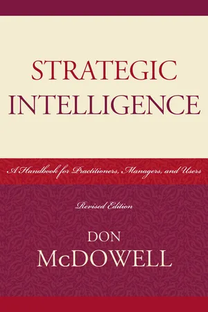 [PDF] Strategic Intelligence by Don McDowell | 9798881854171