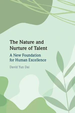 [PDF] The Nature and Nurture of Talent by David Yun Dai | 9781009370646