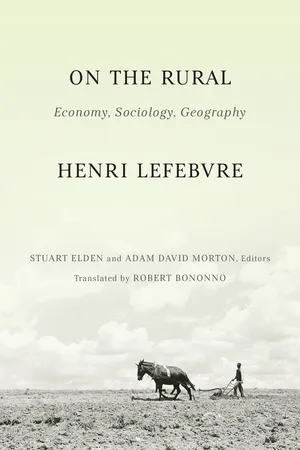[PDF] On the Rural by Henri Lefebvre | 9781452967660