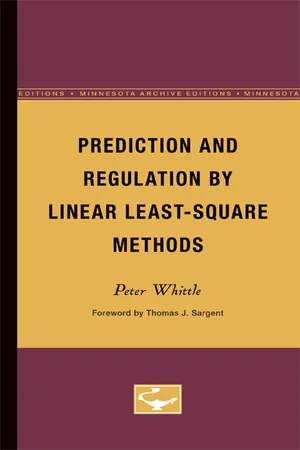 [PDF] Prediction and Regulation by Linear Least-Square Methods by Peter ...