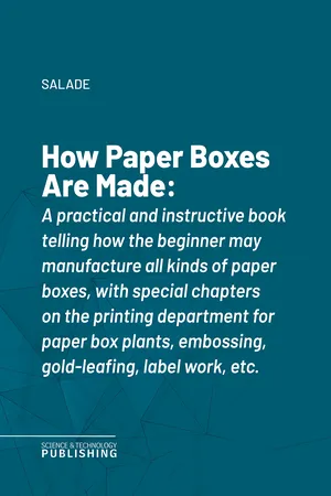 [PDF] How Paper Boxes Are Made by Salade | 9782528118870