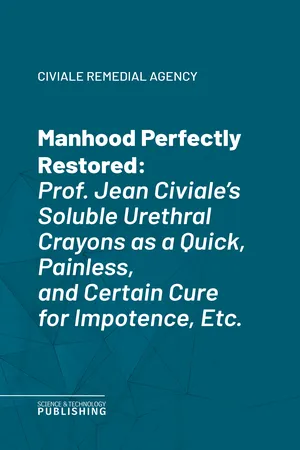[PDF] Manhood Perfectly Restored by Civiale Remedial Agency | 9782528102770